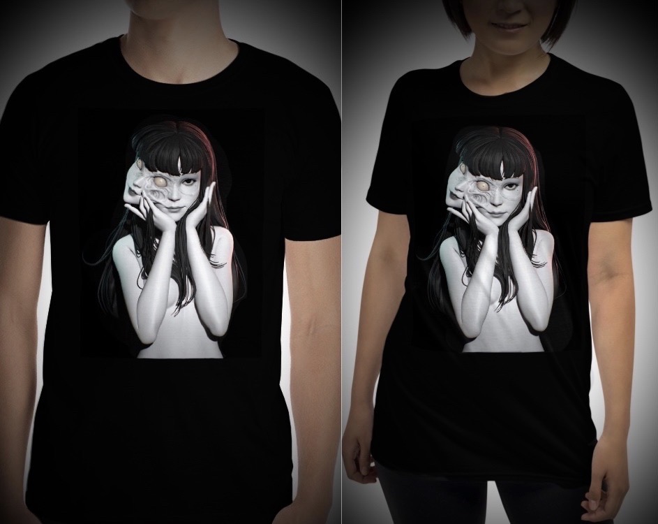 2 face black Unisex T-Shirt - Dizaster In A Halo