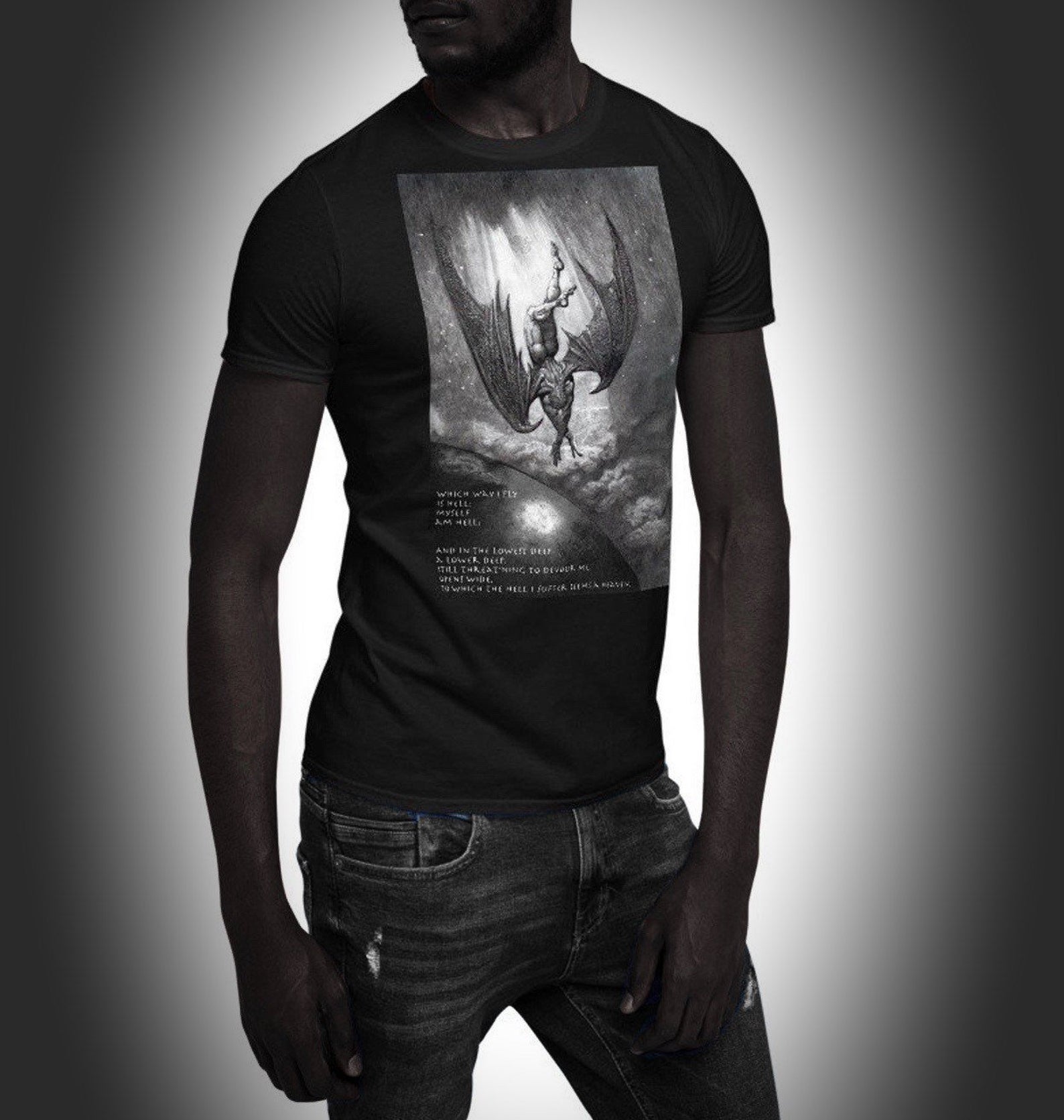 Fallen Angel T-Shirt - Dizaster In A Halo
