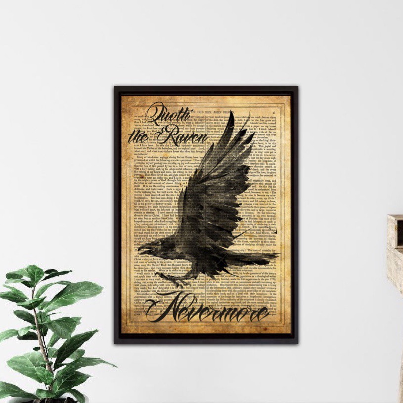 Edgar Allan Poe The Raven Poster - Dizaster In A Halo