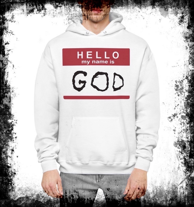 GOD Unisex fleece hoodie - Dizaster In A Halo